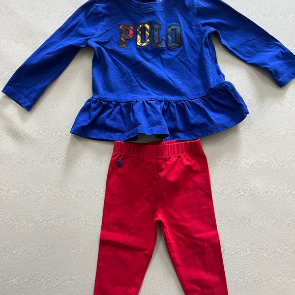 Ralph Lauren | Matching Sets | Ralph Lauren Kids Blue And Red Matching ...